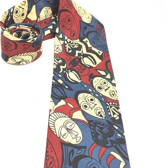 Amy M | Accessories | Amy Ms Art Deco Style Necktie 0 Silk Hand Made ...